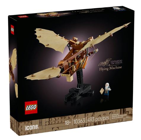 LEGO ICONS LEONARDO DA VINCI'S FLYING MACHINE – The Discovery Hut